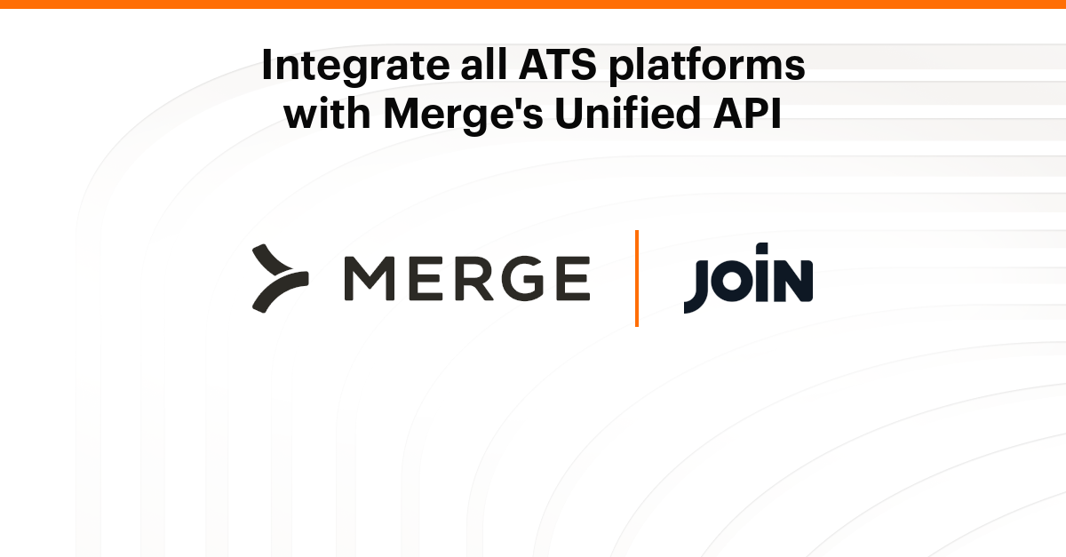 Join API Integration - Build & Ship Faster with Merge